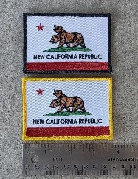 NCR New California Republic Patch - Post Apocalyptic Events