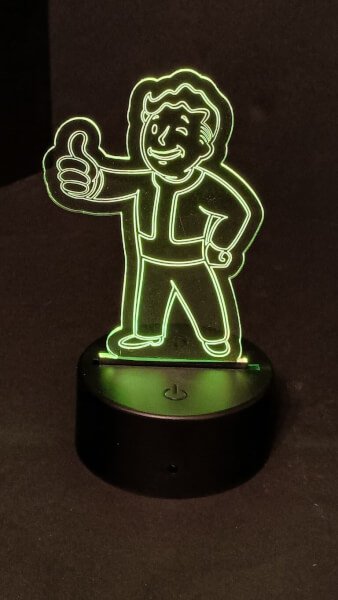 Vault Boy LED Night Light - Post Apocalyptic Events